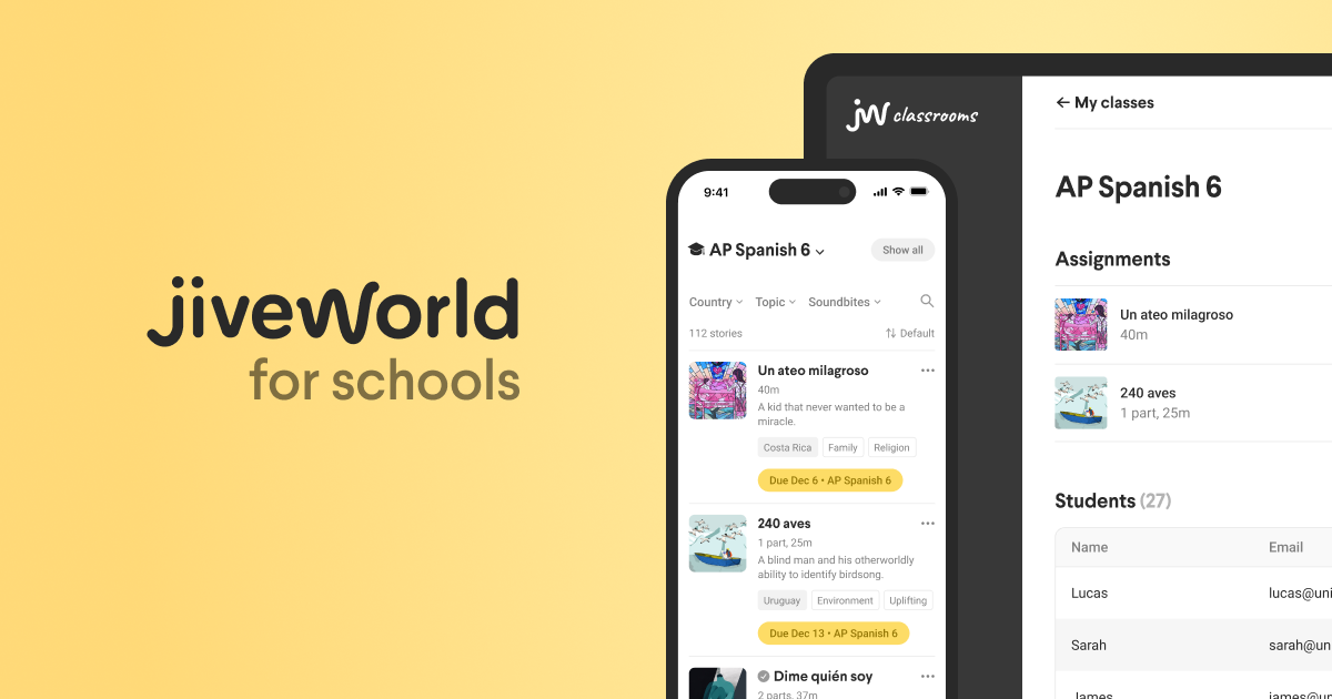 Home | Jiveworld for schools